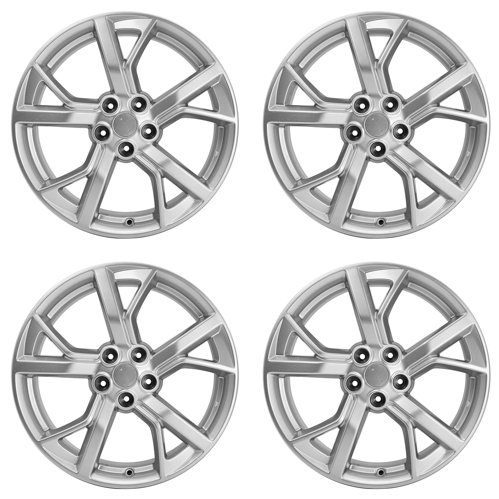 19" 19x8 Silver Set of 4 New Alloy Wheels For 2012 2013 2014 Nissan ...