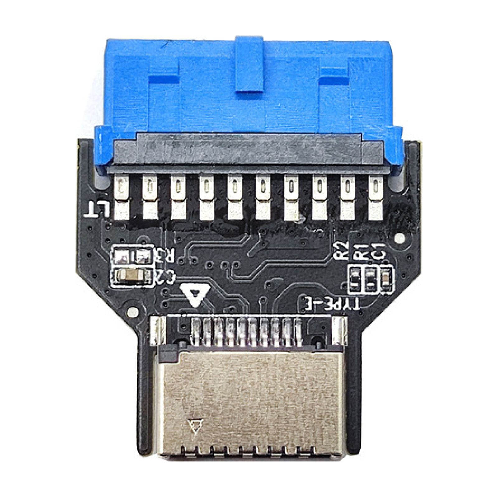 19/20 Pin USB Front Panel Adapter, USB 3.0 Front Panel Socket Key-A ...