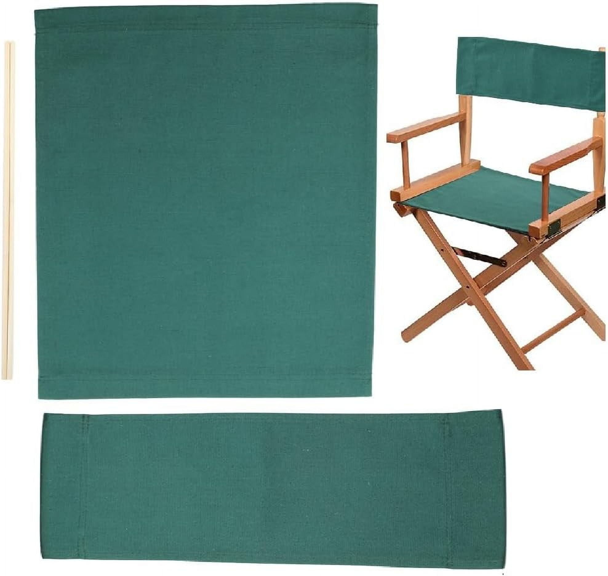 19~20x7~15" Chair Canvas Replacement Green Casual Director Movie Chair ...