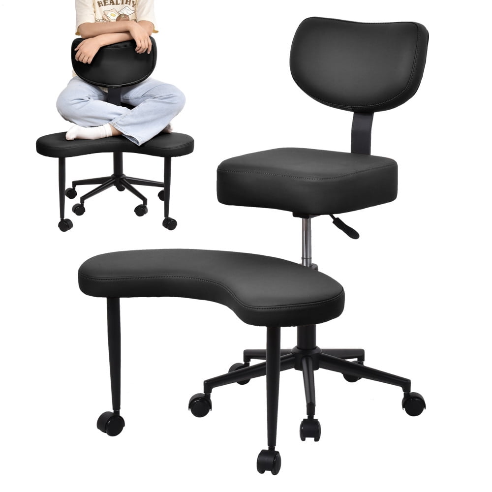 19-23in Height Adjustable ADHD Chair, Ergonomic Kneeling Office Chair ...