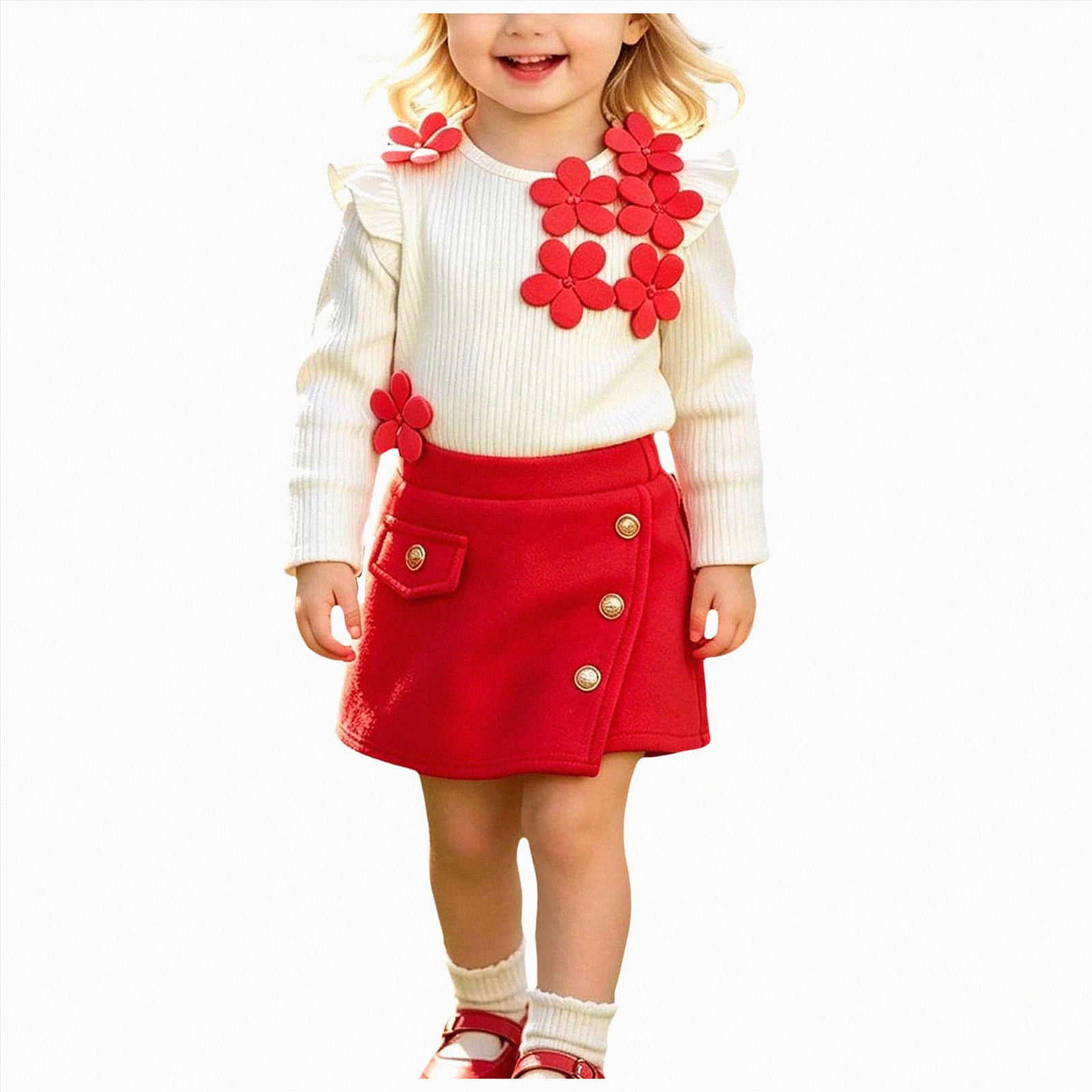 19-24 Months Toddler Winter Sweet Baby Girl Winter Sweatshirt School ...