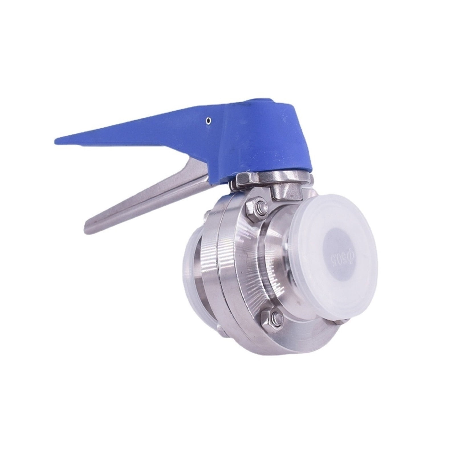 19 25 32 38 45 51mm Pipe OD X 1.5" 2" Tri Clamp Sanitary Butterfly ...