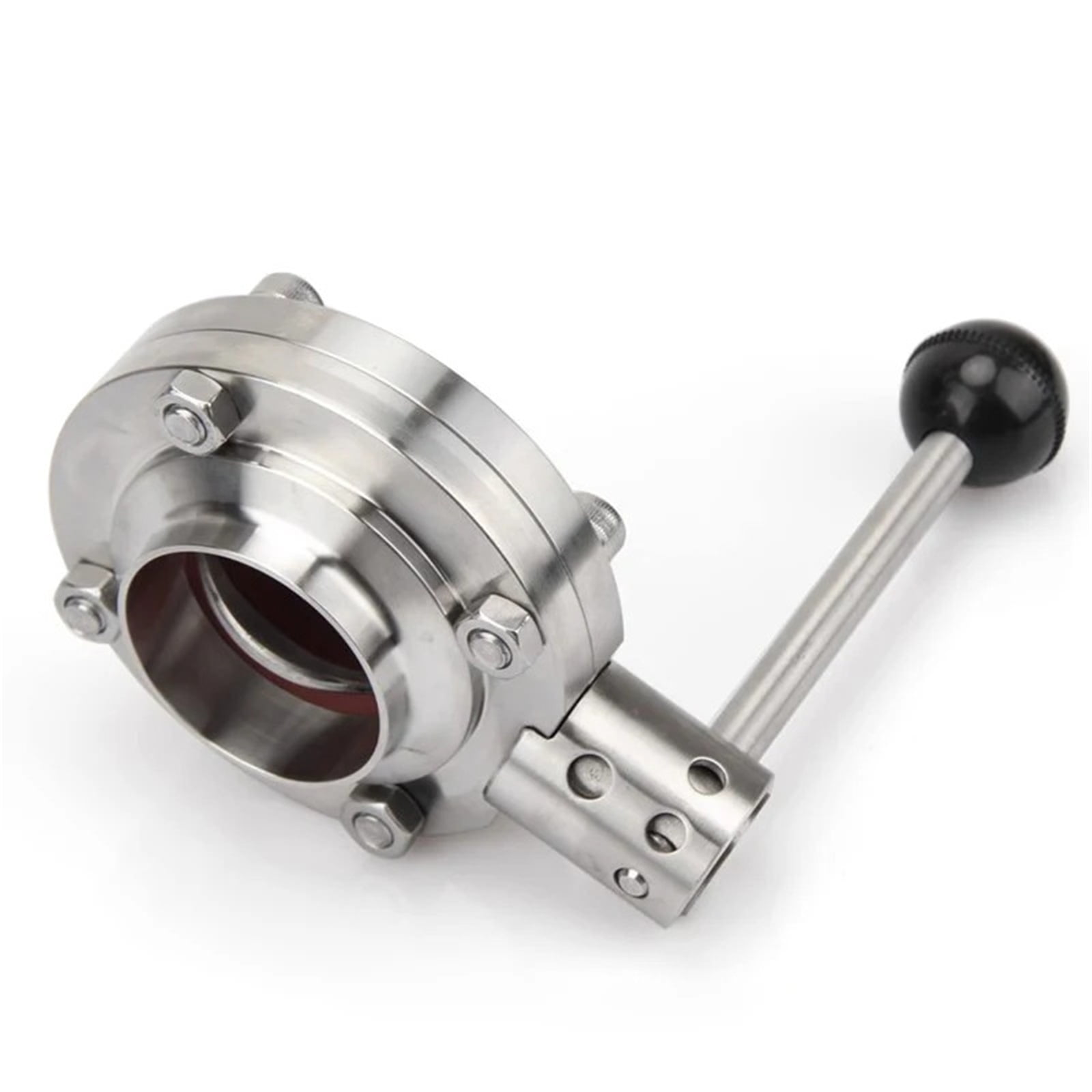 19/25/38/51/63.5/76/102mm butterfly valve SS304/316L stainless steel ...