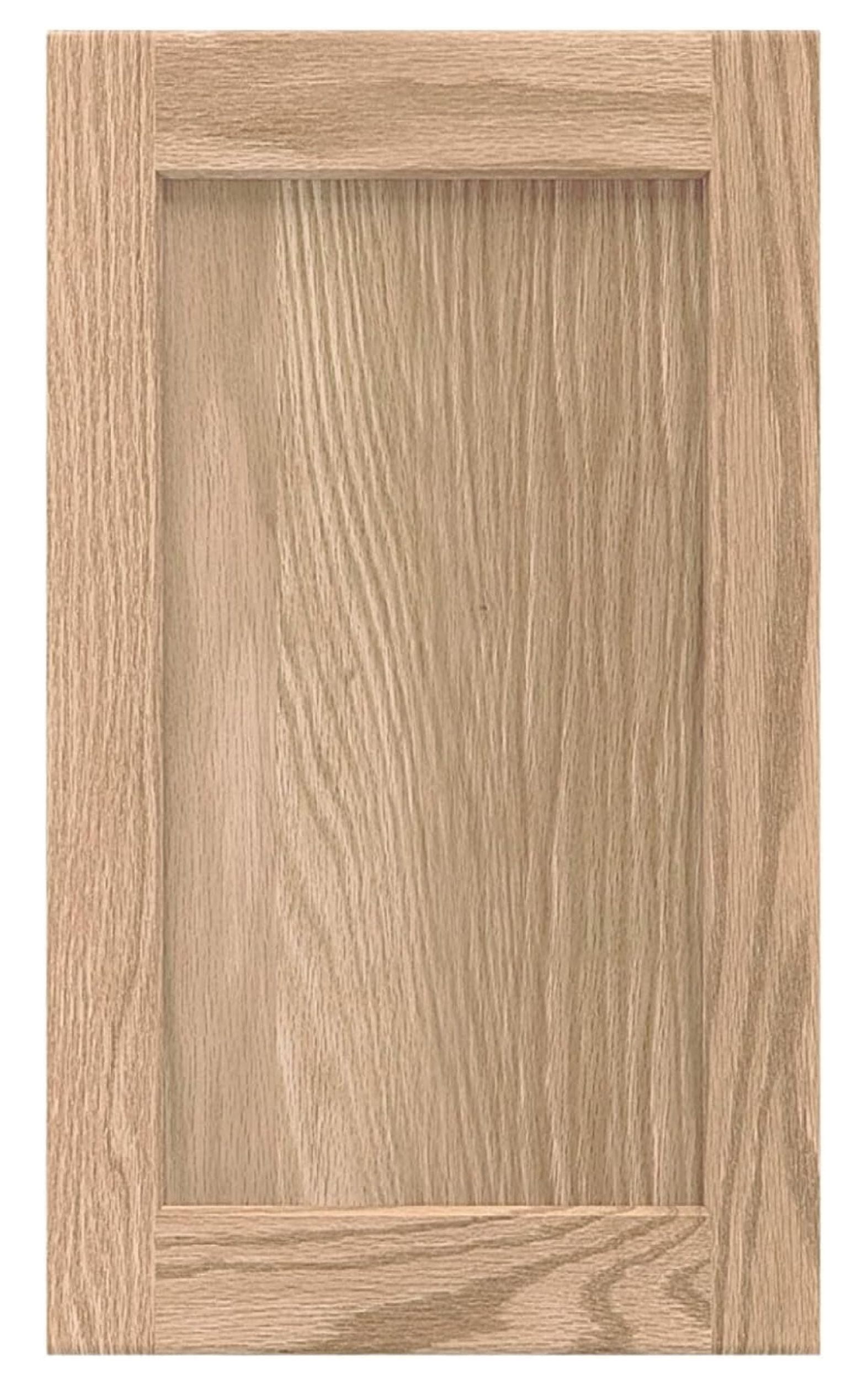 19.25W x 29H Unfinished Oak Kitchen Cabinet Door Replacement, Shaker ...