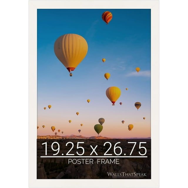 19.25x26.75 White Picture Frame for Puzzles Posters Photos or Artwork ...