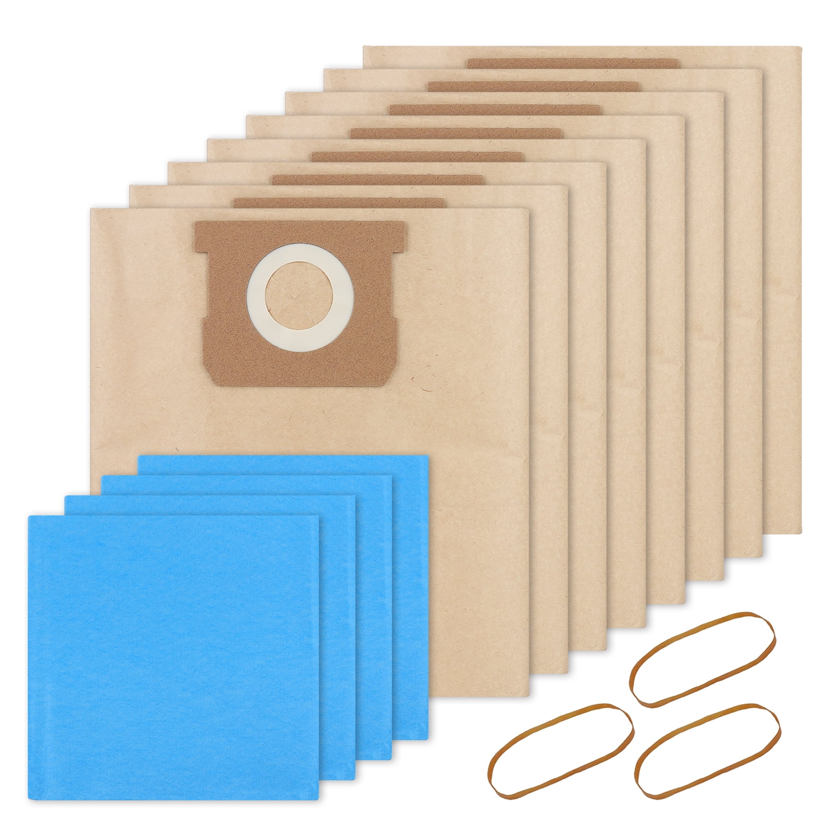 19-3100 Shop Vac Vaccum Bag Compatible with Stanley 5 to 6 Gallon Wet ...