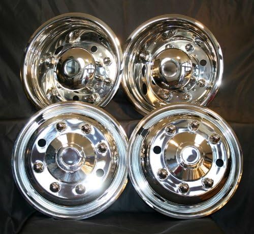19.5" 8 Lug Wheel simulators 33mm lugnuts 22mm Studs - Walmart.com