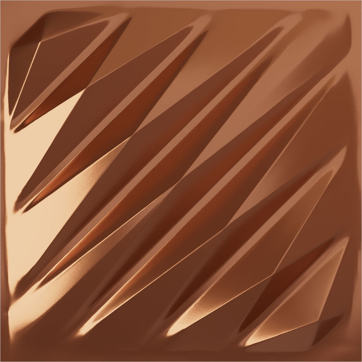 19 5/8"W x 19 5/8"H Arrow EnduraWall Decorative 3D Wall Panel, Bright ...