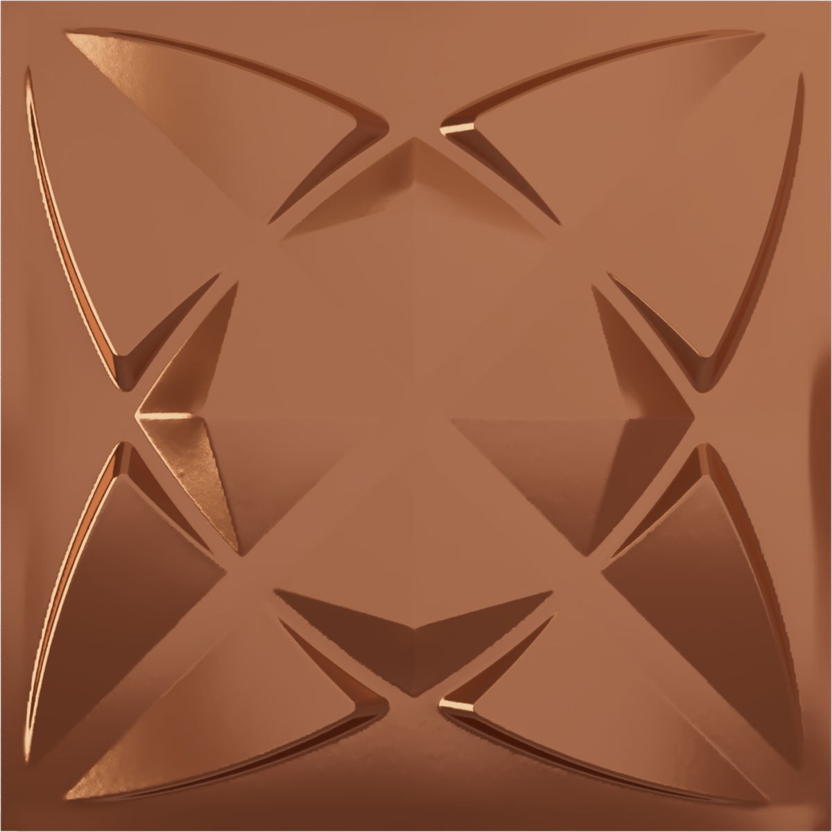 19 5/8"W x 19 5/8"H Blossom EnduraWall Decorative 3D Wall Panel, Bright ...