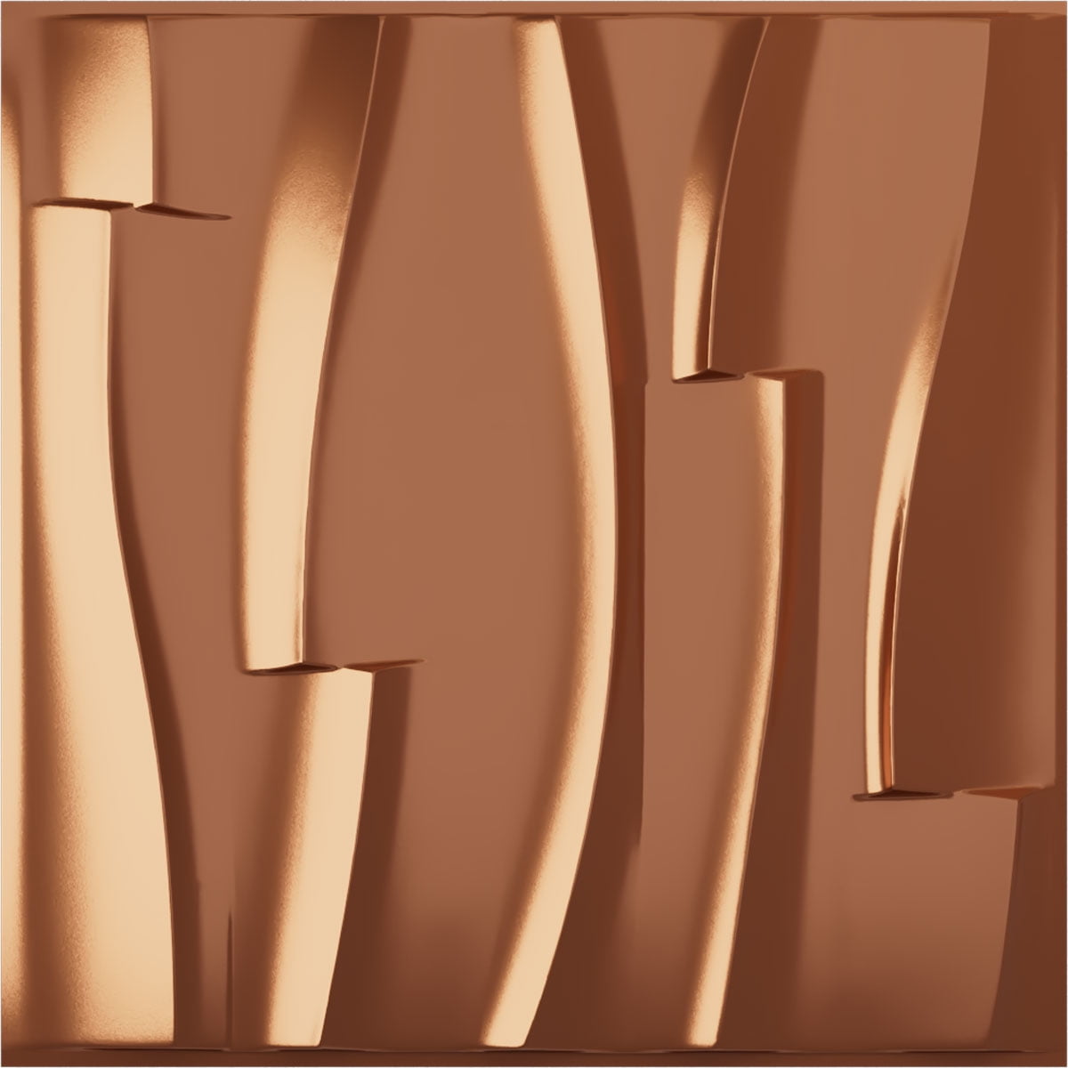 19 5/8"W x 19 5/8"H Brick Wave EnduraWall Decorative 3D Wall Panel ...