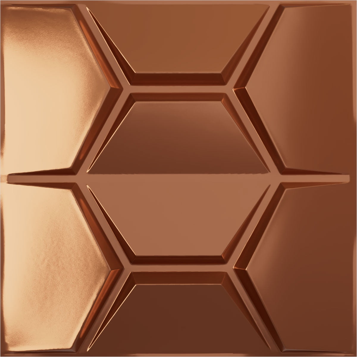 19 5/8"W x 19 5/8"H Colony EnduraWall Decorative 3D Wall Panel, Bright ...