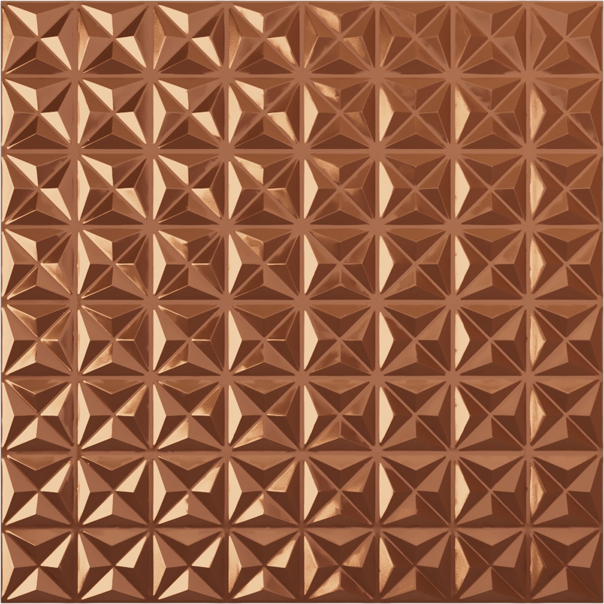 19 5/8"W x 19 5/8"H Coralie EnduraWall Decorative 3D Wall Panel, Bright ...