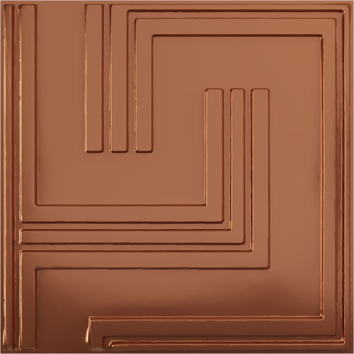 19 5/8"W x 19 5/8"H Geometric EnduraWall Decorative 3D Wall Panel ...