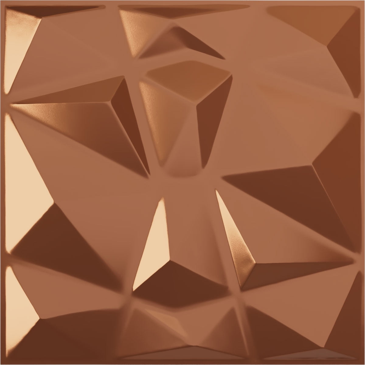 19 5/8"W x 19 5/8"H Niobe EnduraWall Decorative 3D Wall Panel, Bright ...