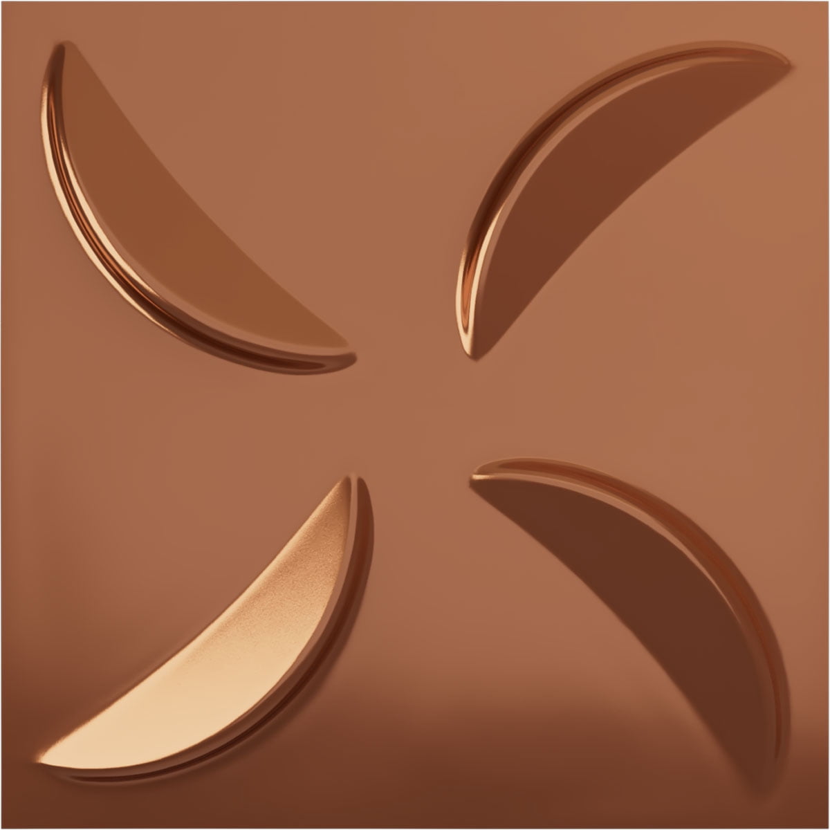 19 5/8"W x 19 5/8"H Pinwheel EnduraWall Decorative 3D Wall Panel ...