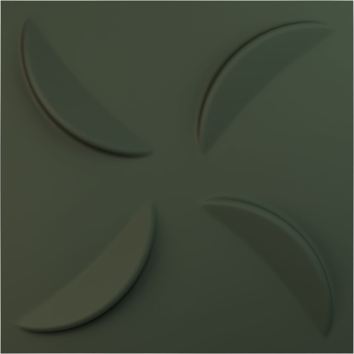 19 5/8"W x 19 5/8"H Pinwheel EnduraWall Decorative 3D Wall Panel ...
