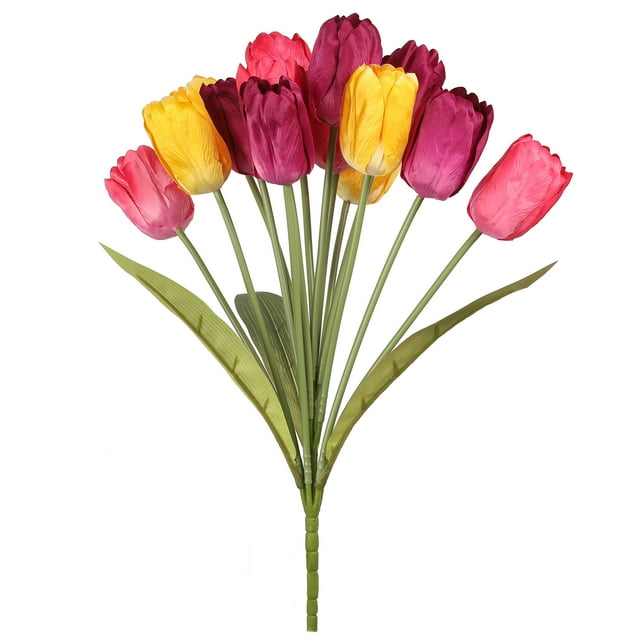 19.5" Mixed Tulip Bush by Ashland® - Spring Floral and Greenery ...