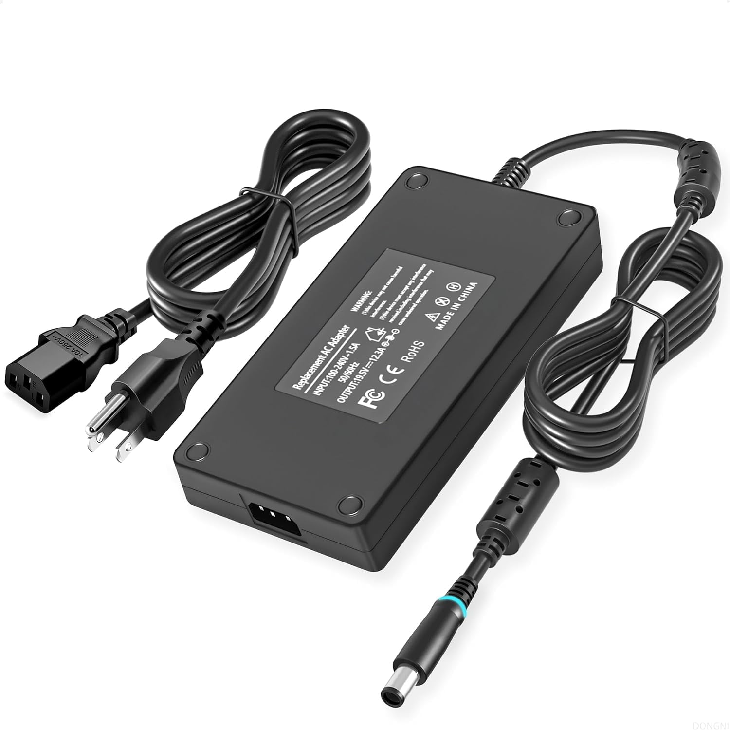 19.5V 12.3A 240W AC Adapter for Dell Alienware M15 R2 R3 13 15 17 M17 ...