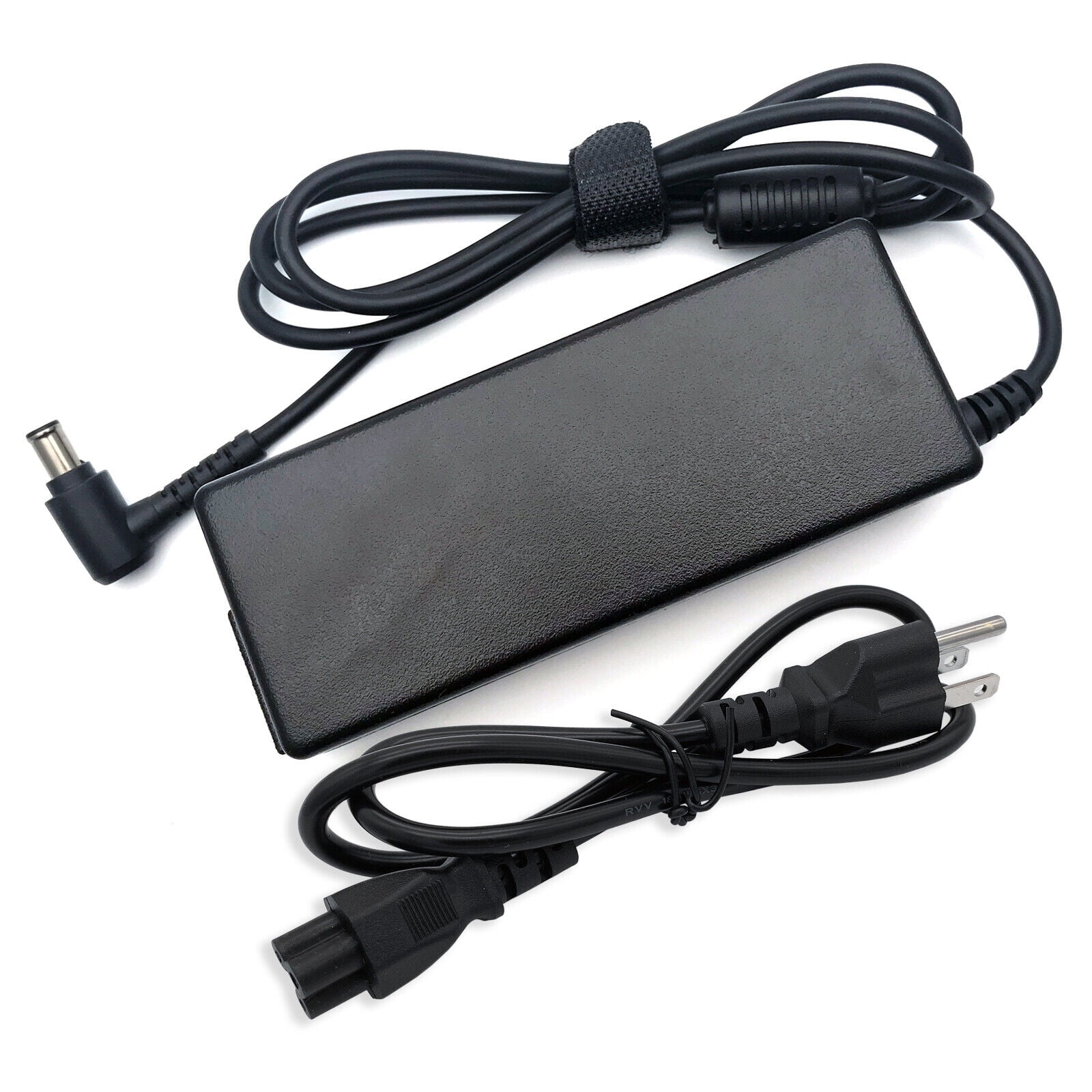 19.5V 3-Prong Power Adapter with 2.5' US Power cord, Black - Walmart ...