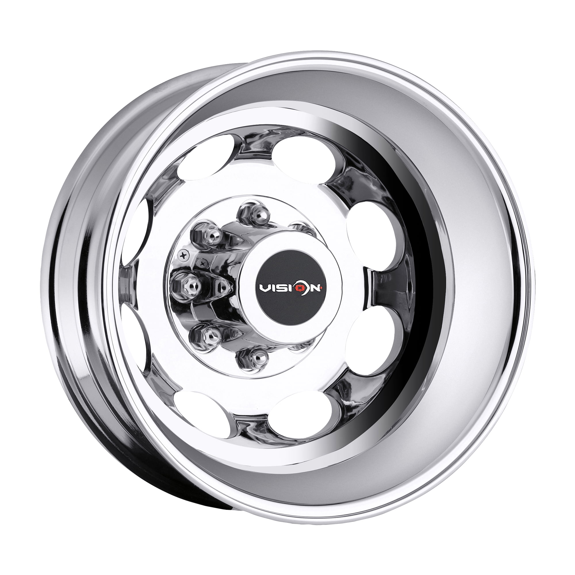 19.5x6.75 Vision 181 Hauler Dually Rear Chrome Wheel 8x170 (-143mm ...