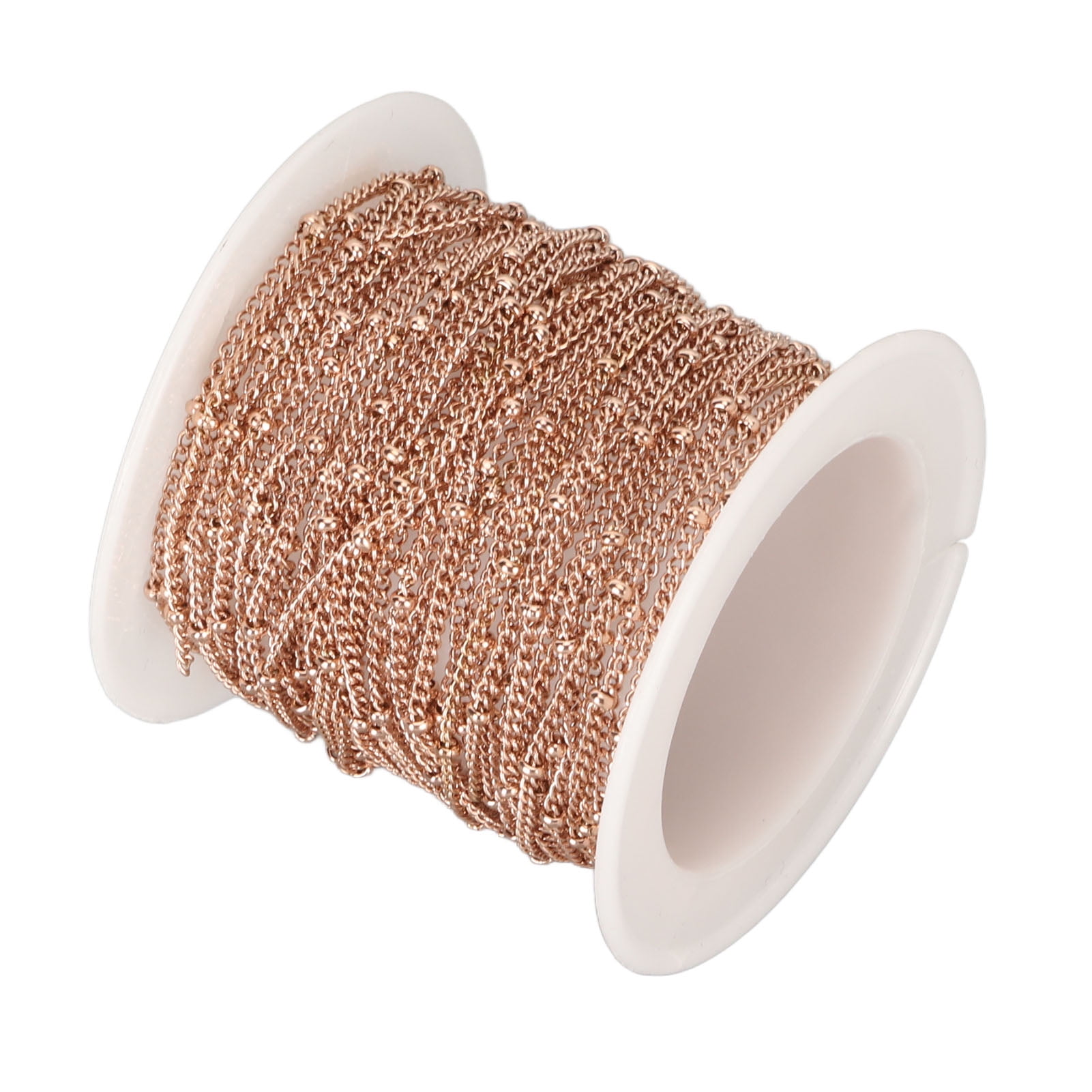 19.6 Feet Stainless Steel Bead Chain DIY Link Chain for Necklace ...