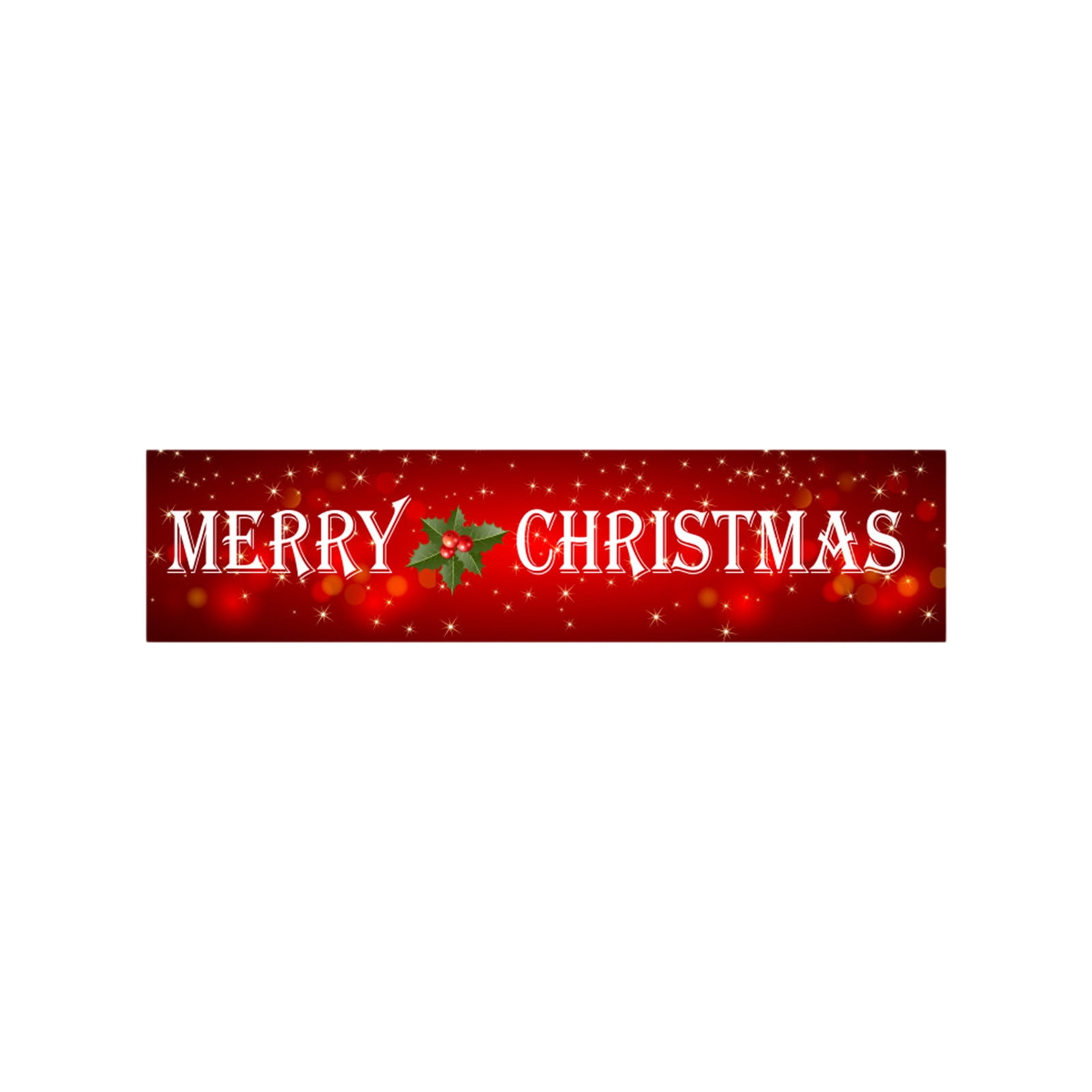 19.6"x98.4" Merry Christmas Banner Buffalo Plaid, Christmas Banner Huge ...
