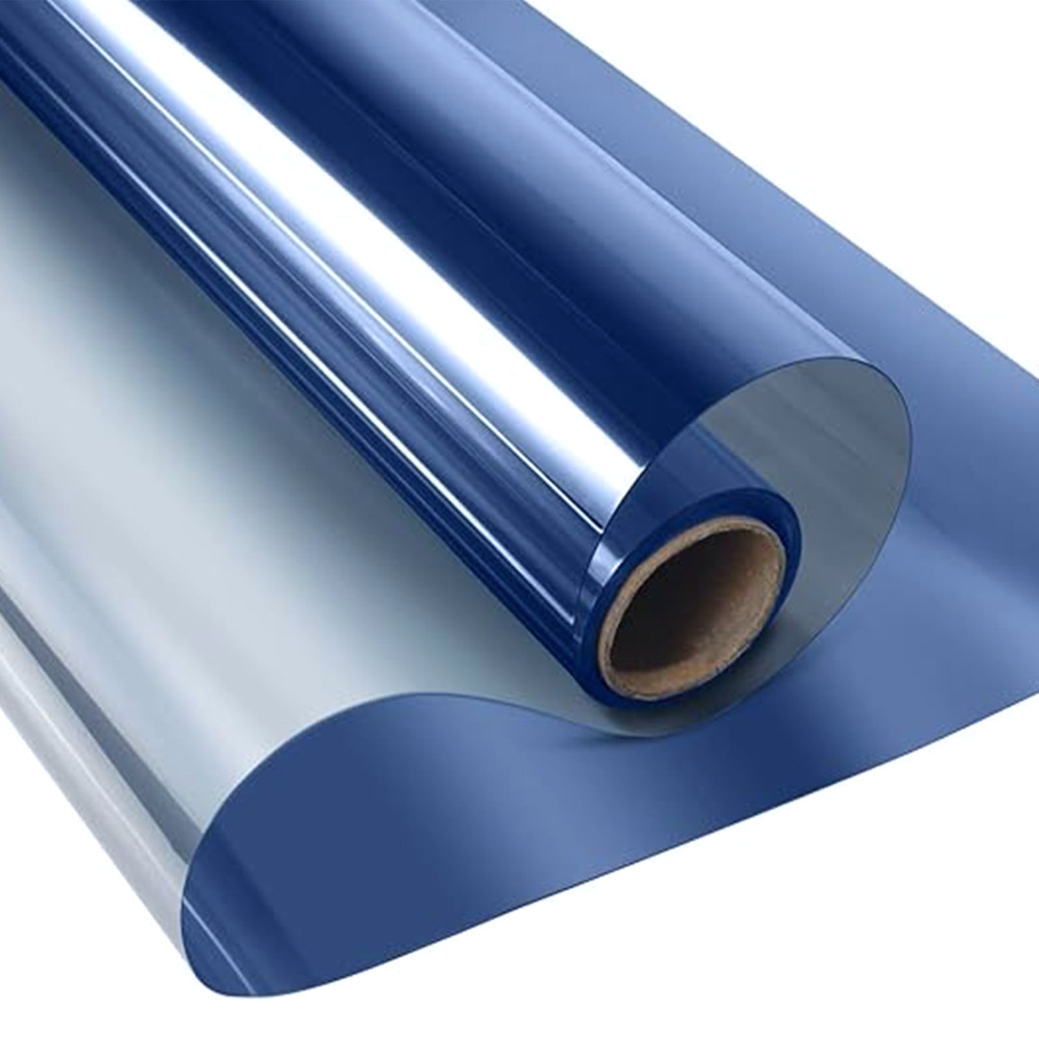 19.68"×39.37" Blue One-Way Mirror Thermal Insulation Window Film for ...
