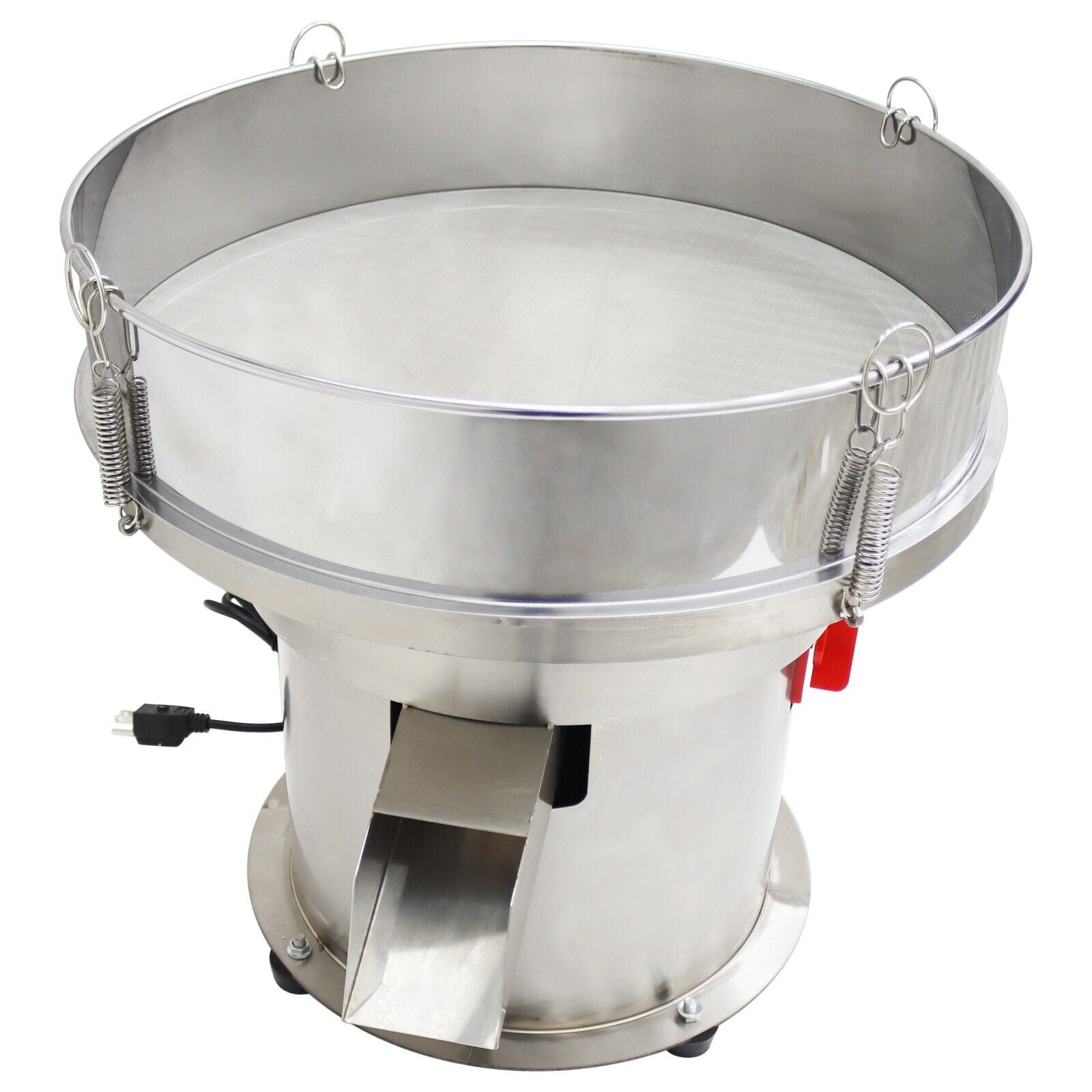 19.68" Particle Filtration Riddle Electric Sieve Stainless Steel Sieve ...