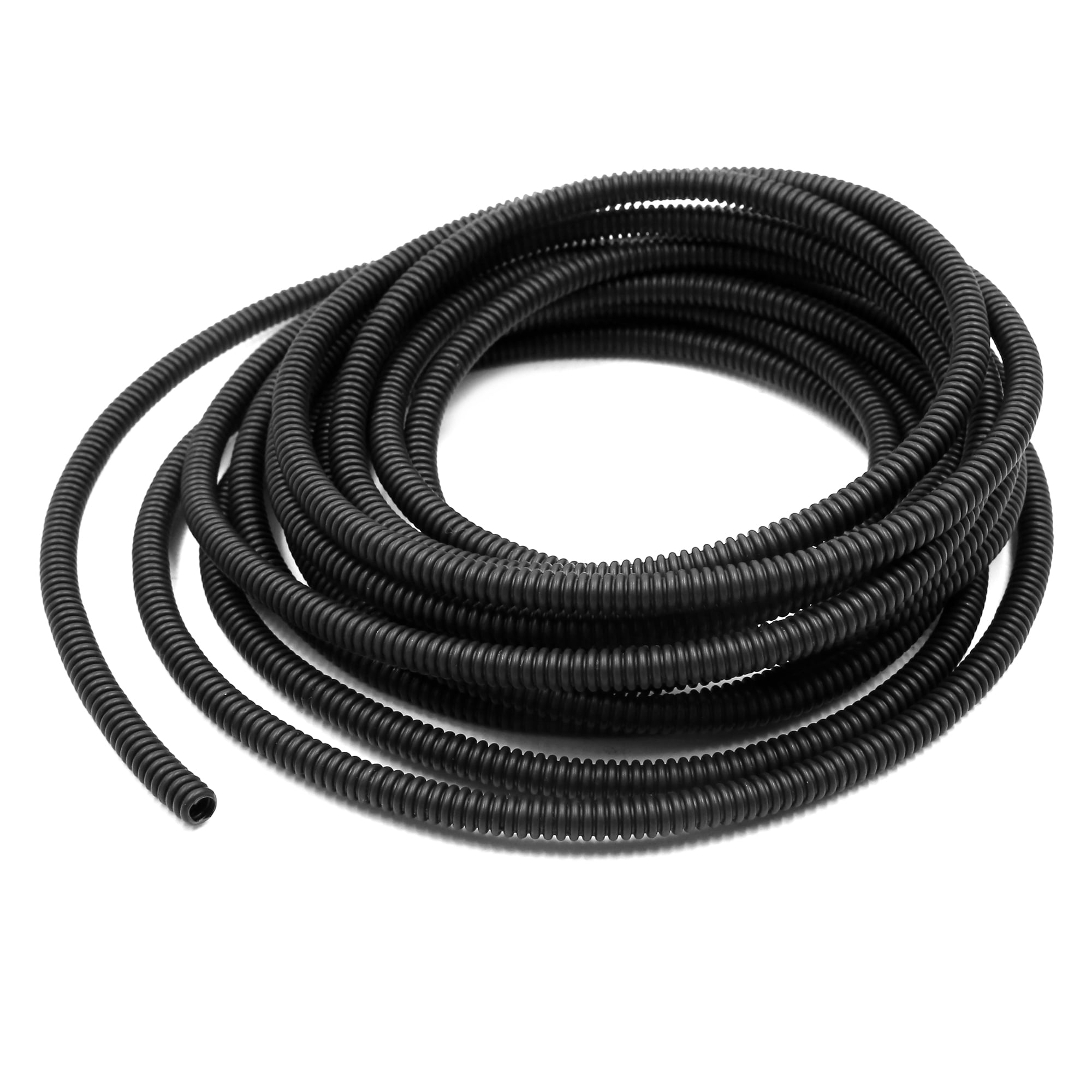 19.68ft Universal Car Flexible Tube No Pre-Split Loom Wire Conduit ...