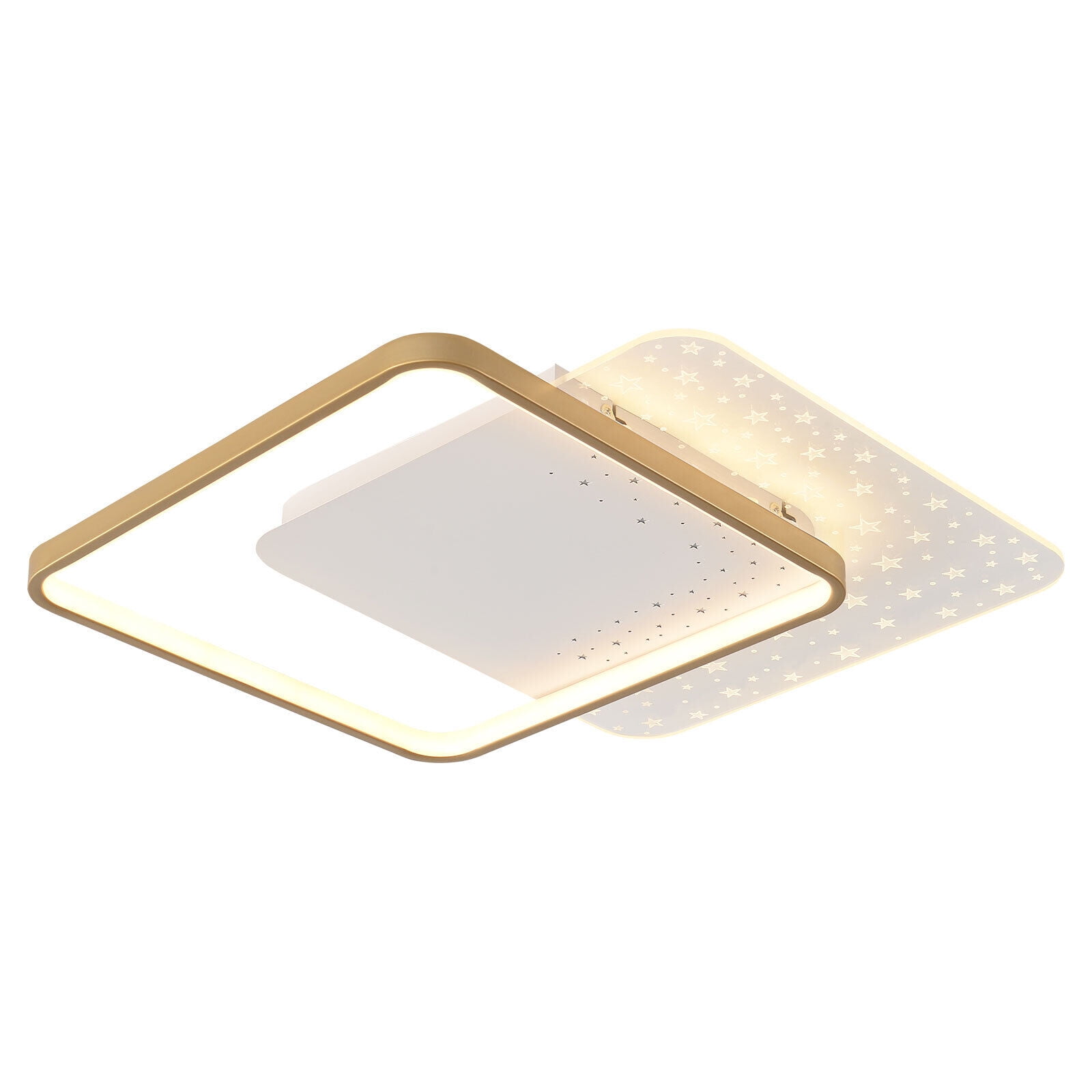 19.68in 2700LM 3 Light Color Modern Dining Table Lam Flush Mount ...