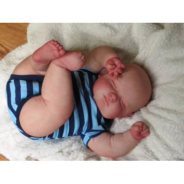 "COSDOLL Realistic Newborn Baby Doll - 18.5"" Full Body Silicone Reborn ...