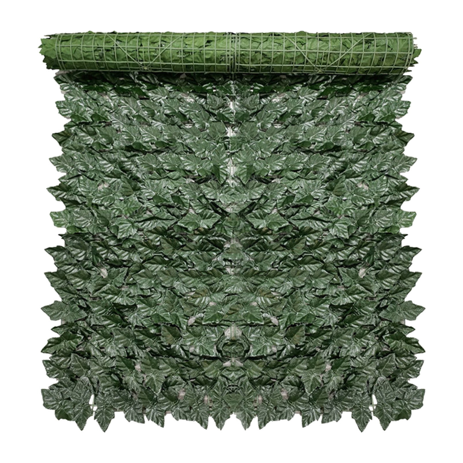19.68x19.68 Inch Artificial Hedge Privacy Fence Panel, Faux Ivy Leaf ...