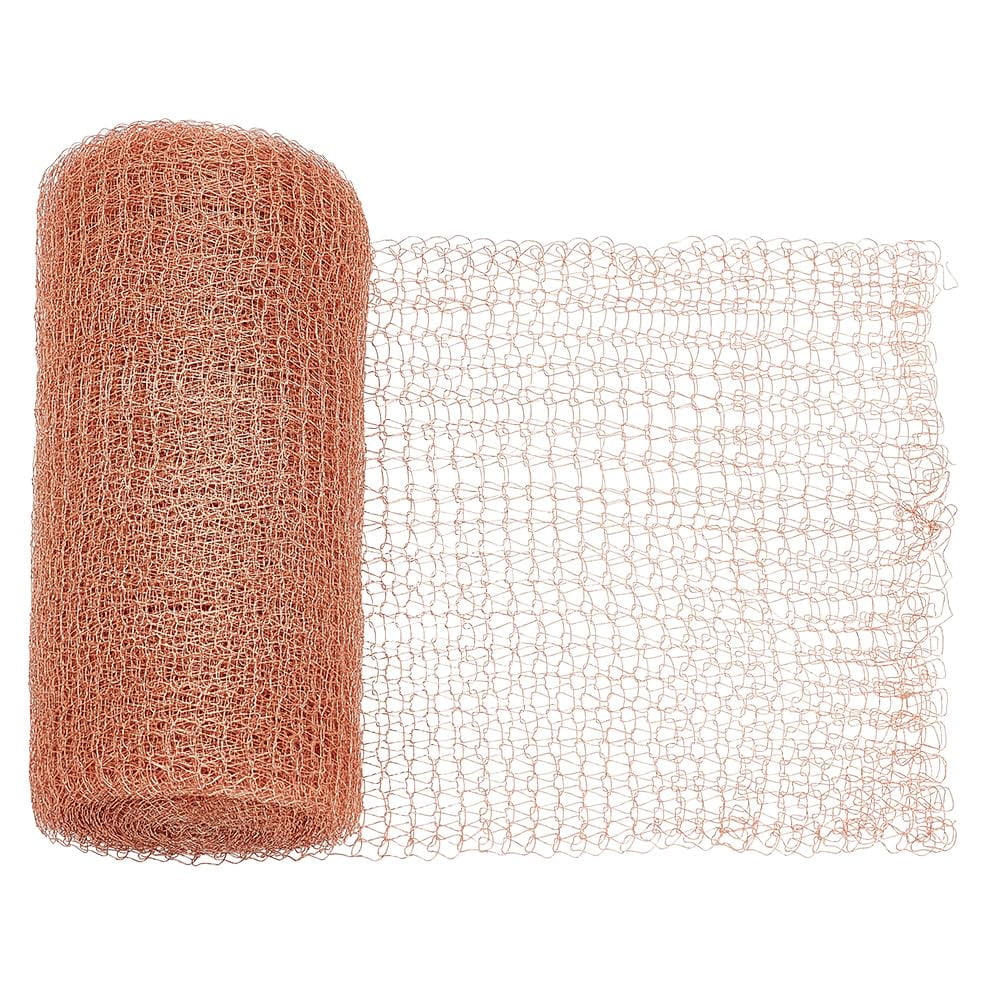 19.6Ft Pure Copper Wire Mesh Roll 5inch Wide Flat Grain Gap Copper ...