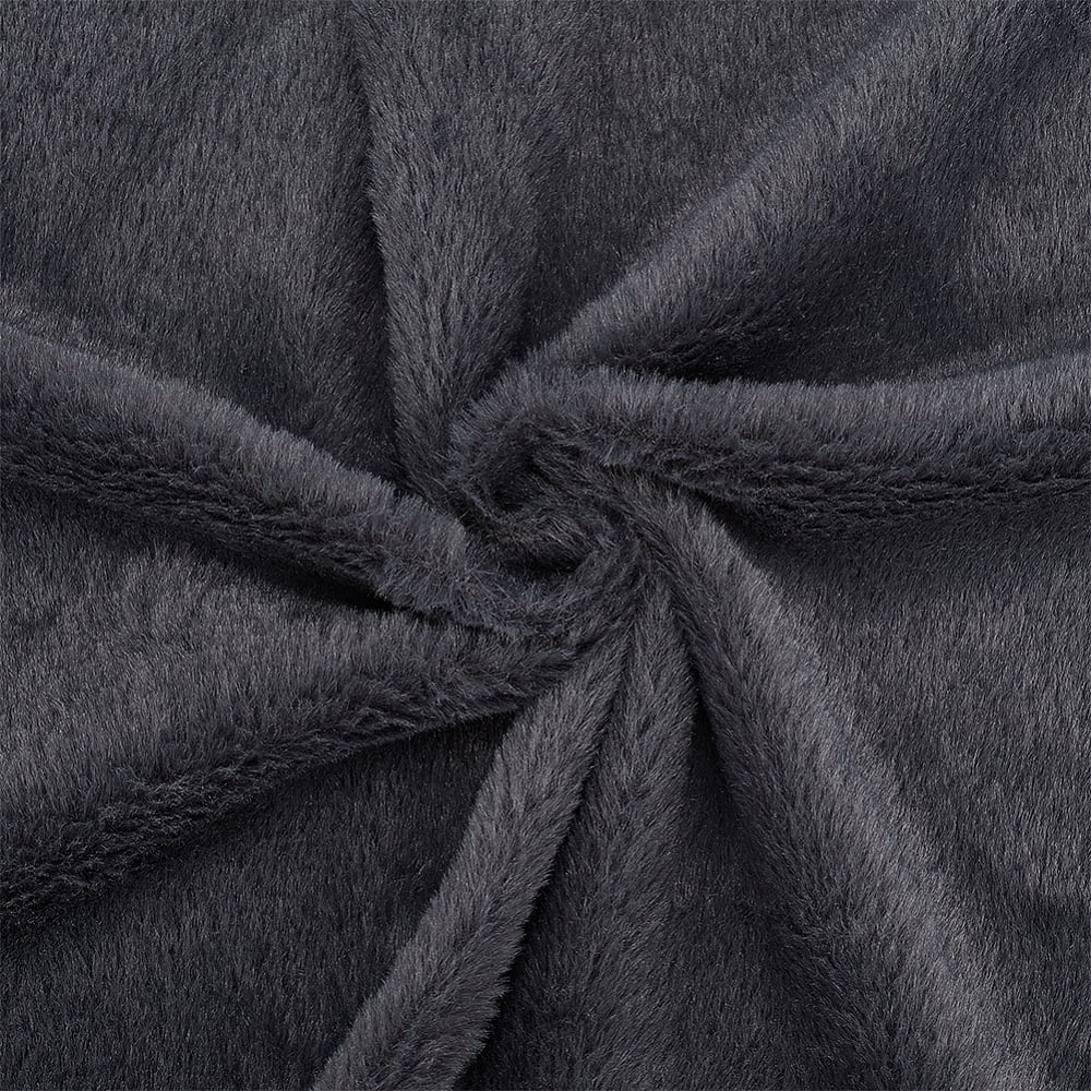 19.7×70.9 Inch Gray Short Hair Fur Fabric Pre-Cut Craft Fur Fabric ...