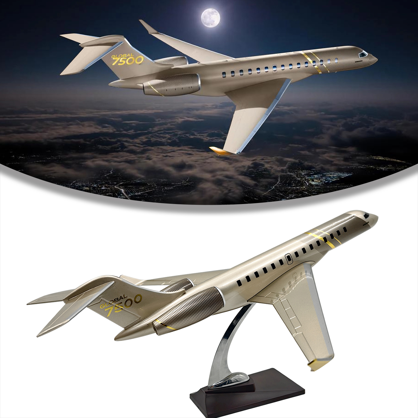 19.7”Collection Model Jet Airplane, Aviation Models Scale 1:72 ...