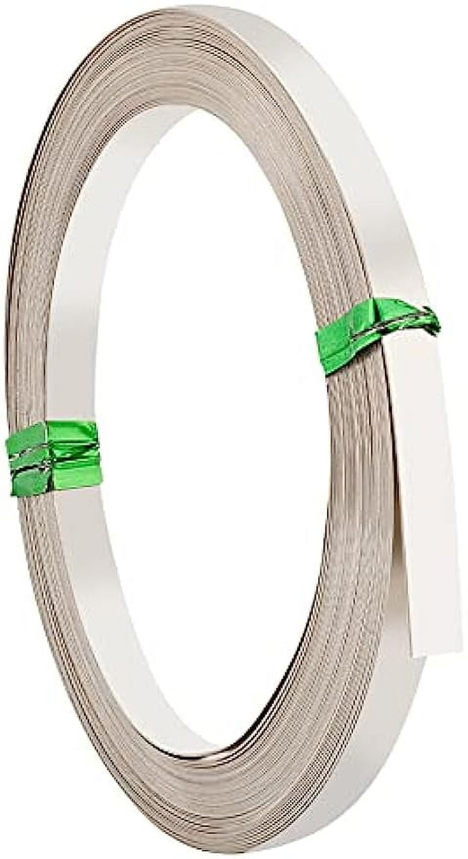 19.7 Feet 5mm Wide Copper Flat Bezel Wire 32 Gauge Platinum DIY Bezel ...