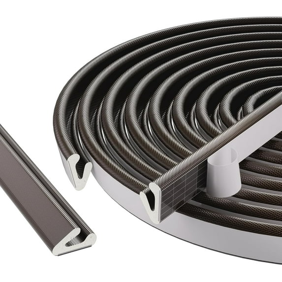 19.7 Ft V-Shape Weather Stripping Door Seal Strip,Self Adhesive Door ...