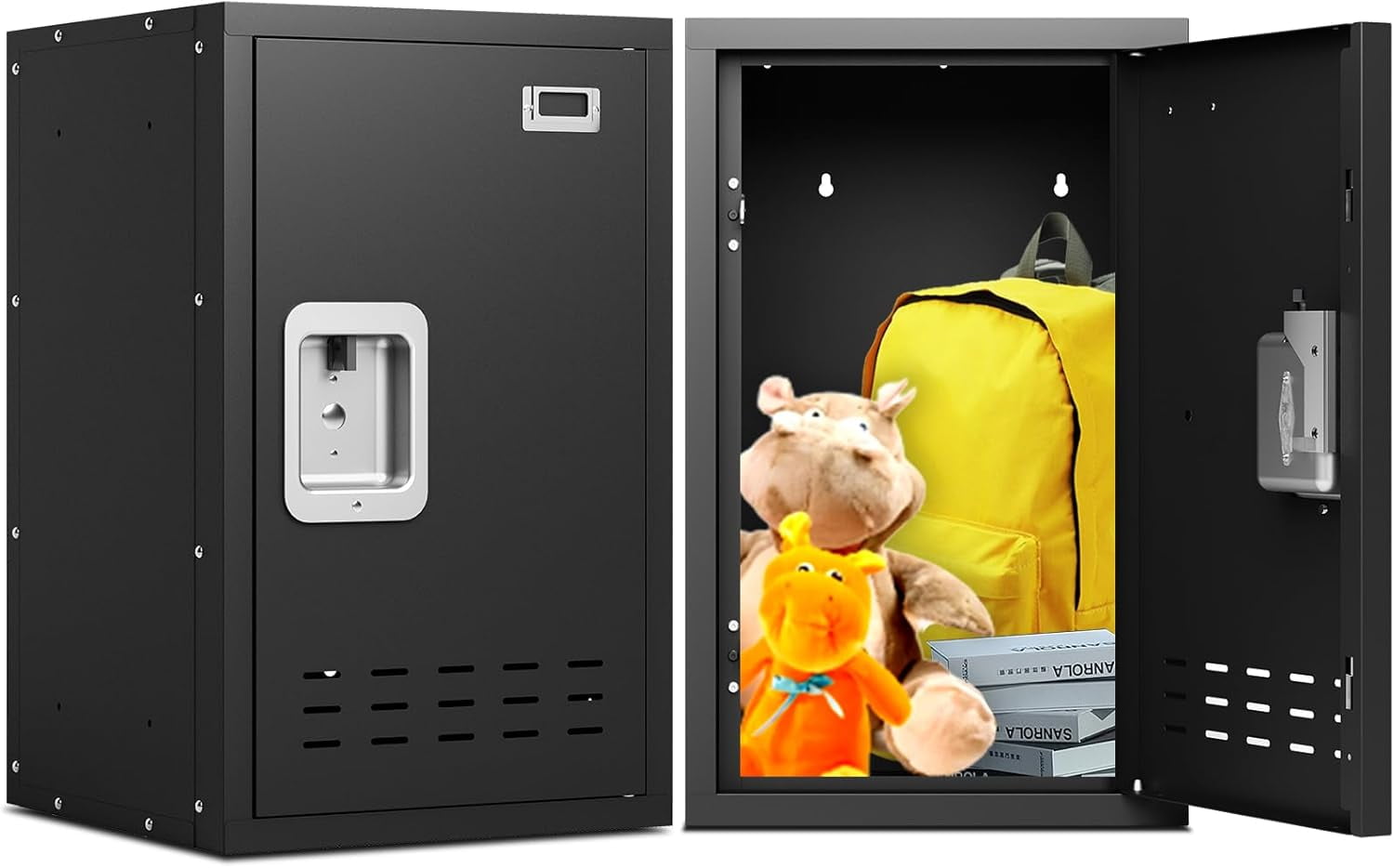 19.7" H Locker Storage Cabinet, Metal Locker Storage Cabinet with 1 ...