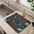 19.7" x 15.7"Diatomaceous Earth Dish Drying Mat Super Absorbent Non ...