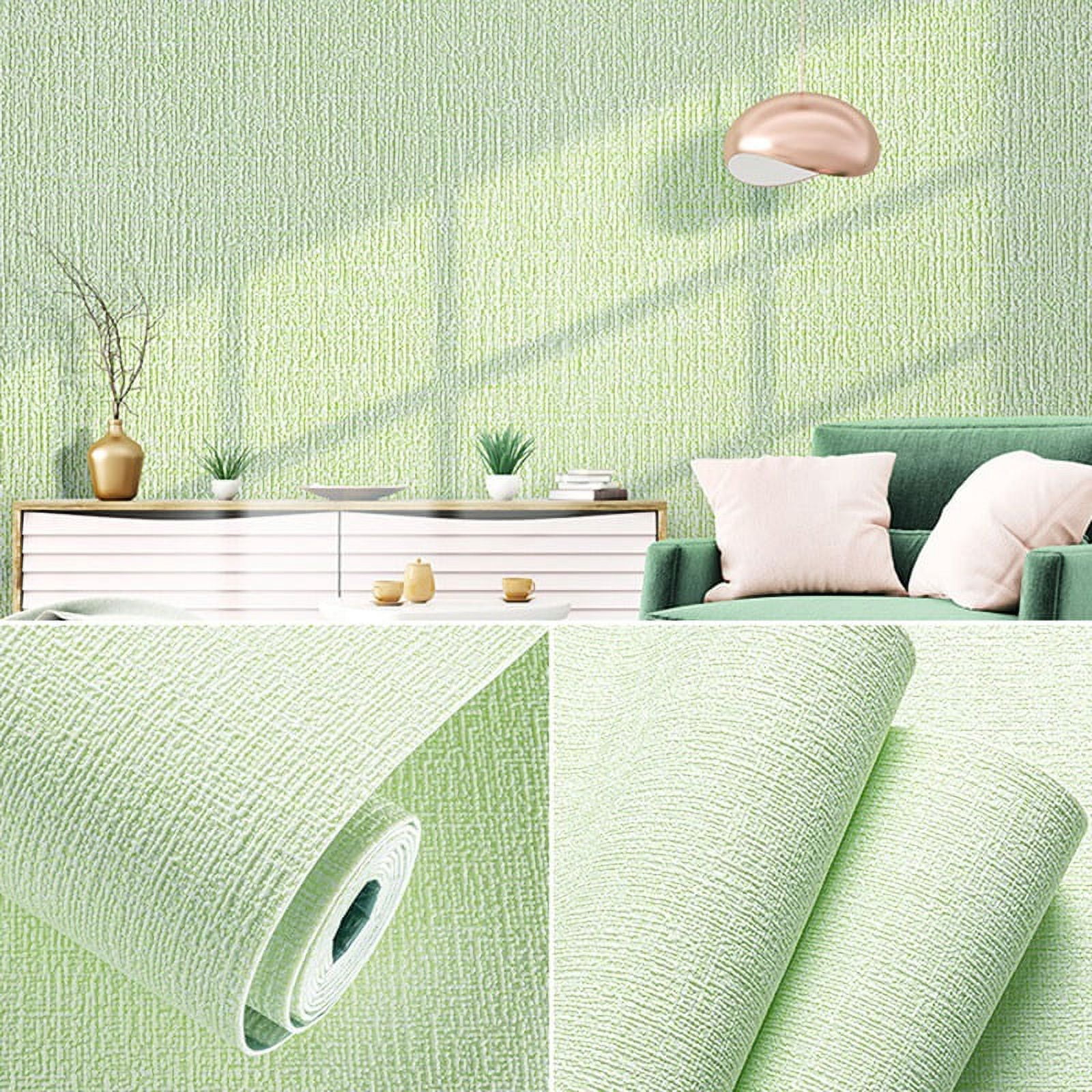 19.7"x110.2" Linen Wallpaper Texture Wallpaper PVC Self-Adhesive Peel ...