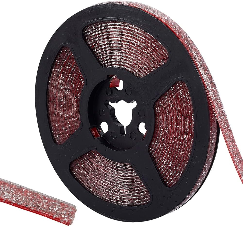 19.7Ft x 0.3" Bathroom Sealing Tape Caulk Sealant Strip Silver PVC ...