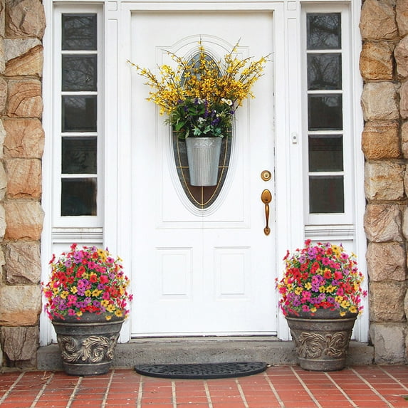 19.7in Artificial Flower Stake Outdoor Decor - Garden Stakes for Yard ...