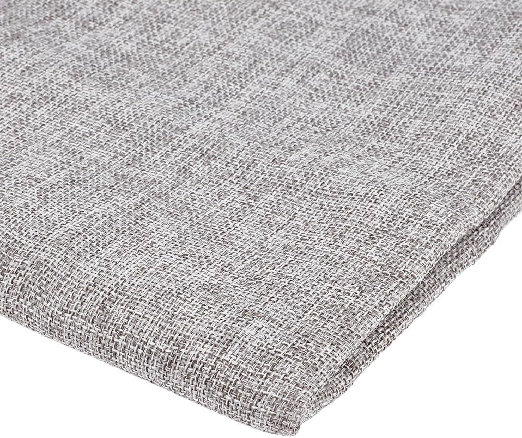 19.7x57.5 Inch Dark Gray Linen Speaker Grill Cloth Linen Speaker Fabric ...