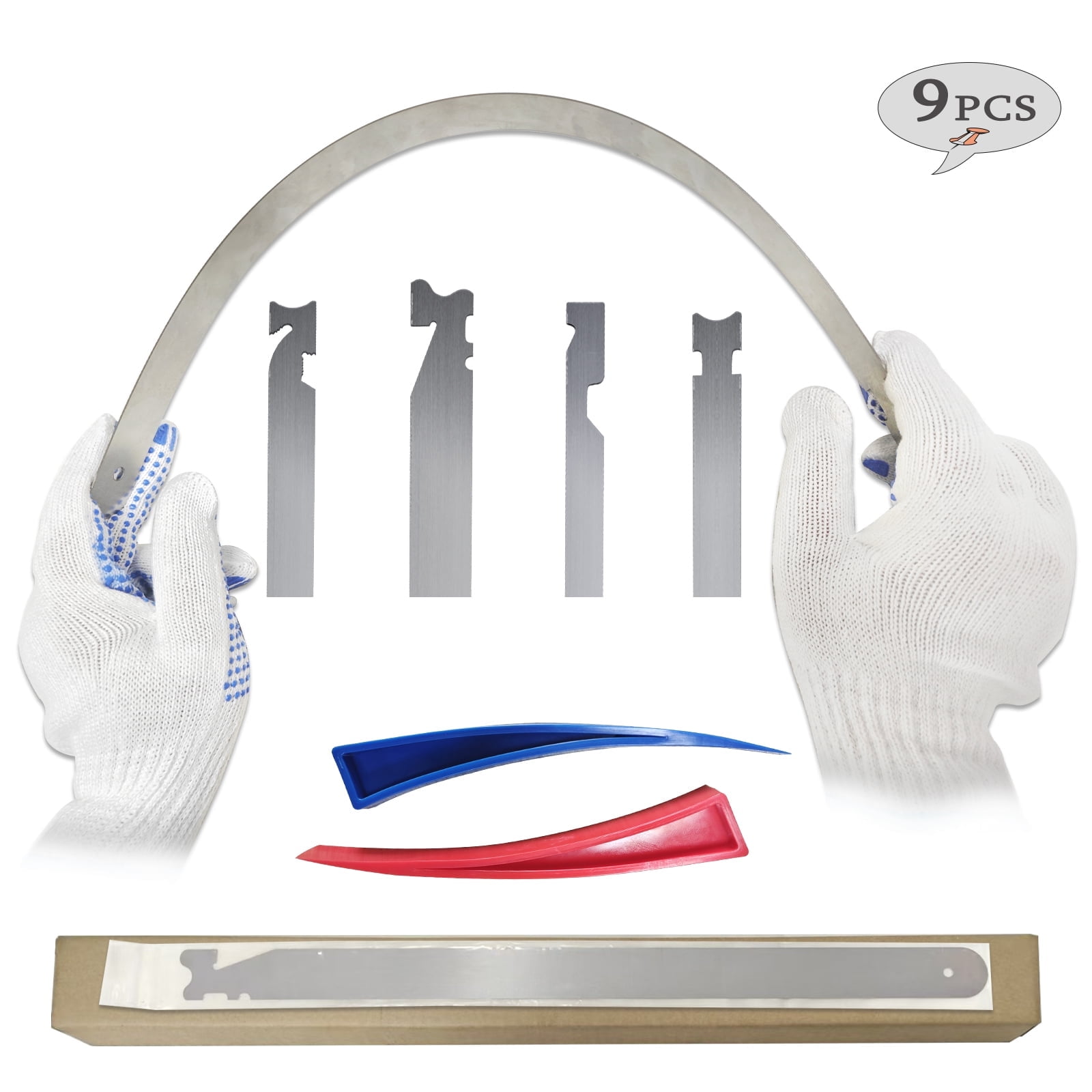 19.8-inch long universal stainless steel tool with rounded edges ...