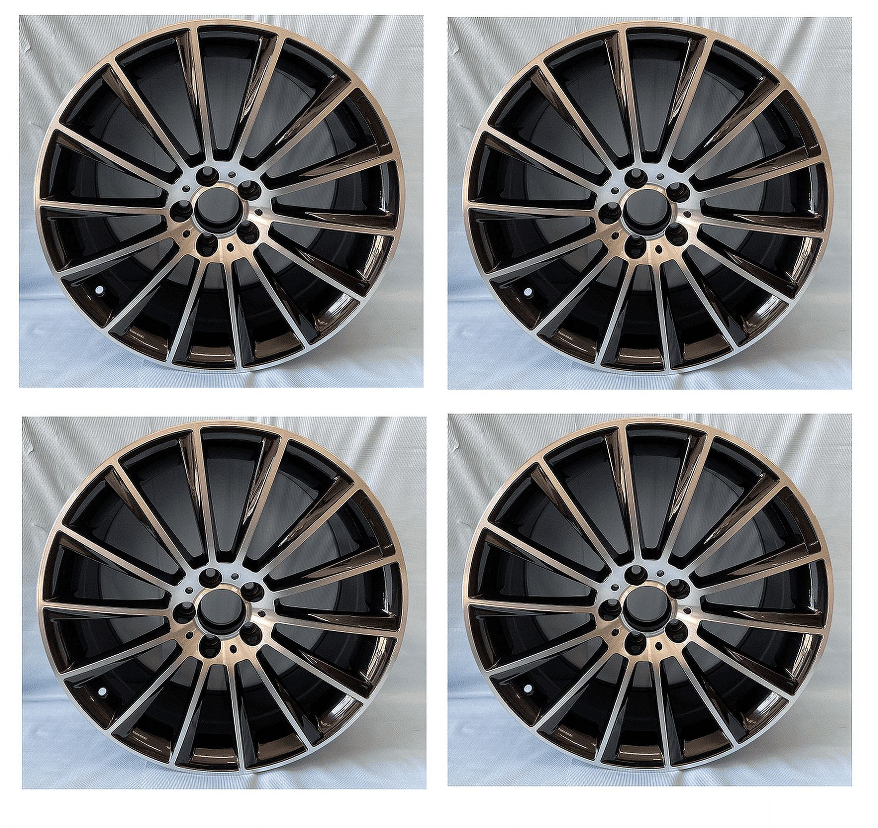 19" AMG Matt Black Mercedes Benz Wheels Rims E Class E320 E350 E500 E550 E63 - Walmart.com