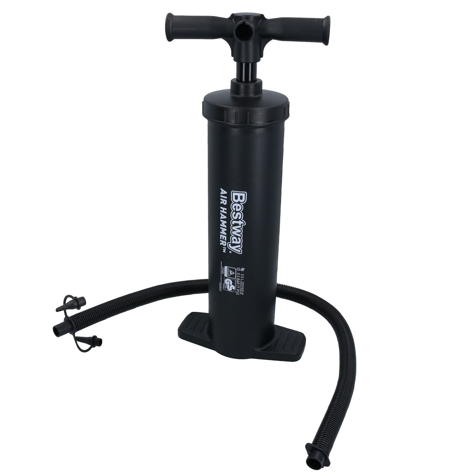 19" Air Hammer Hand Pump Air Inflator 4L 0.5Bar Inflatable Boat Kayak ...