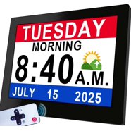 American Lifetime Dementia Clock Large Digital Display with Day Date ...