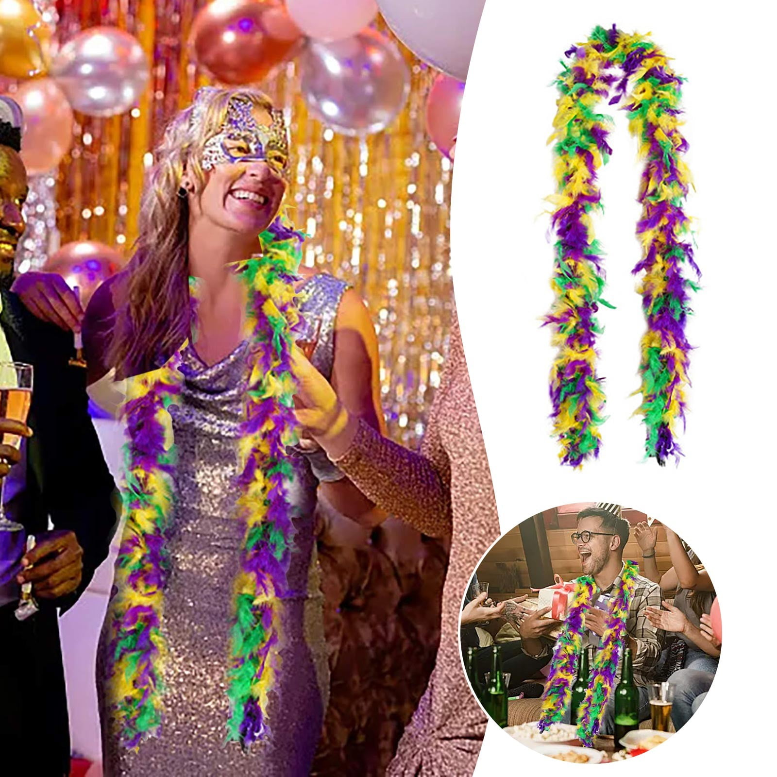 19 Color 60g 2Yard Chandelle Artificial Feather Boa Dancing Wedding ...