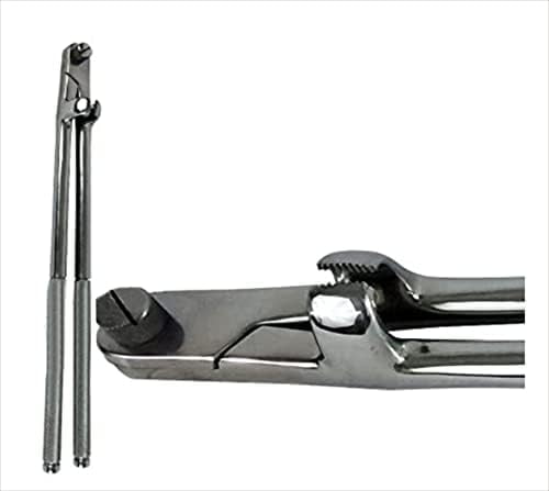 19" Equine serreted JAW Extractor, Mid with Fulcrum, Equine Dental ...