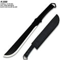 19" Fixed Blade Black Machete Full Tang - Walmart.com